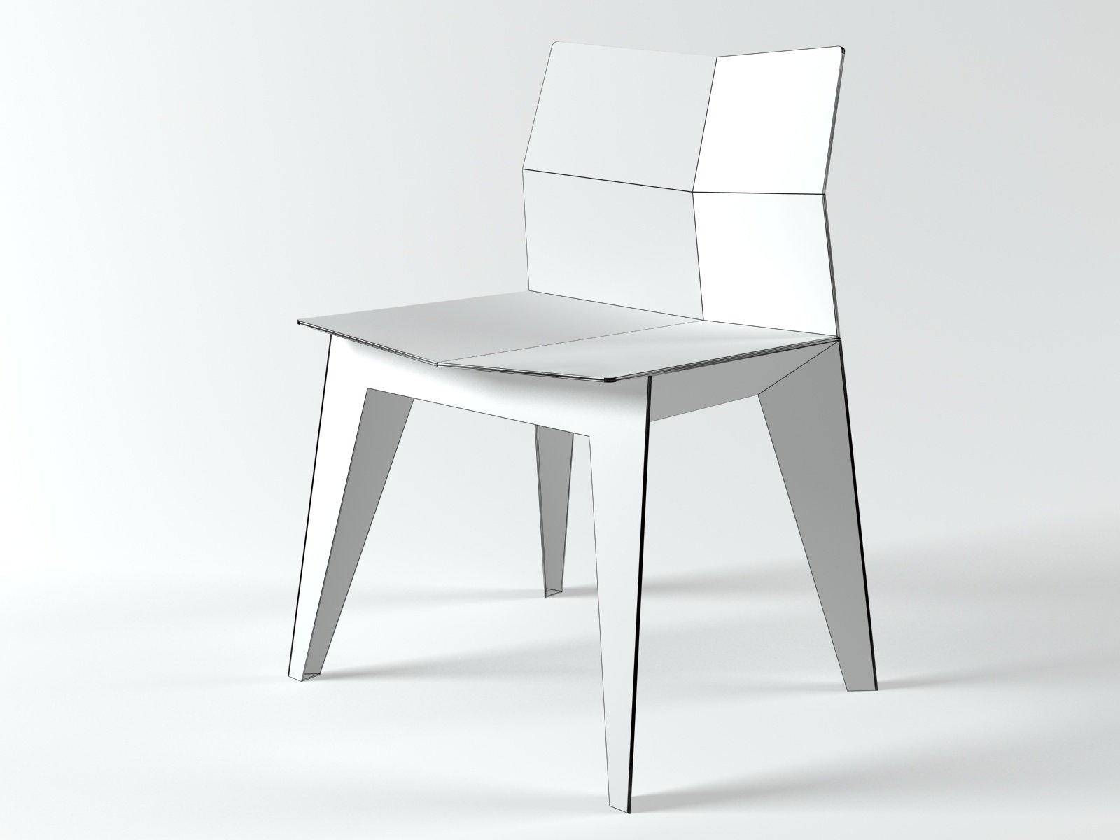 E2 Chair 3d model | ODESD2