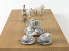 Table set 01 3d model