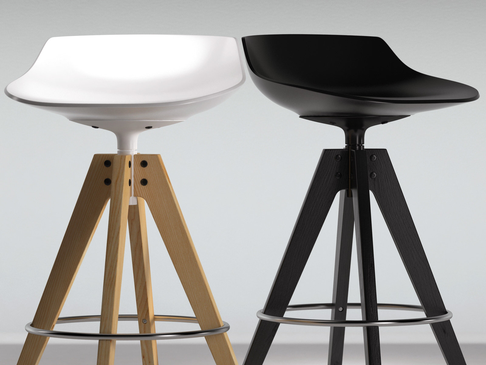 Flow Stool VN 4-65 3d model | MDF Italia