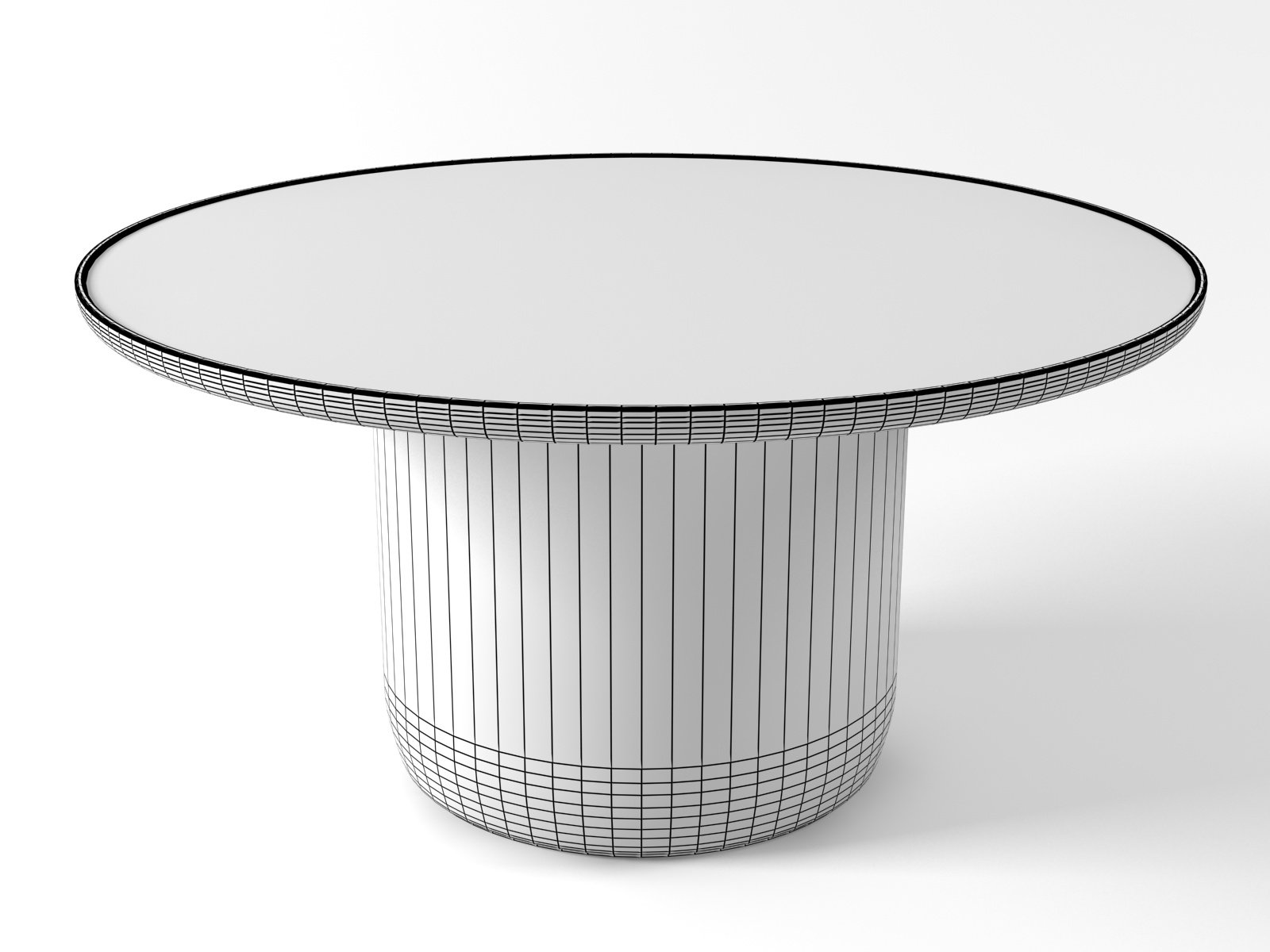 Button Tables 3d model | B & B Italia