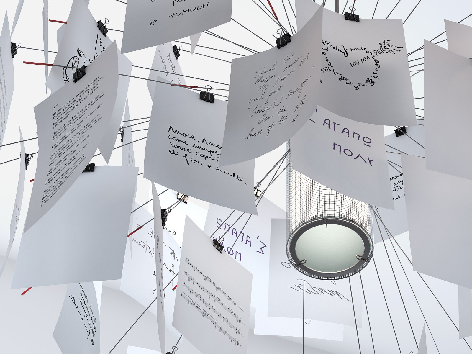 Zettel'z 6 3d model | Ingo Maurer